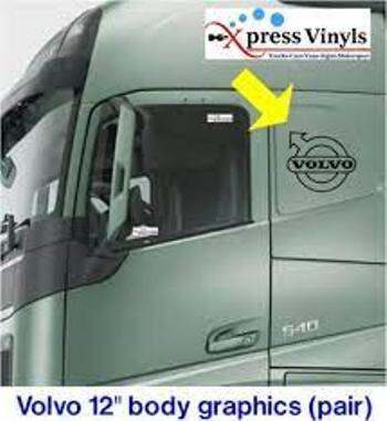 Volvo truck decals x 2. volvo truck sticker graphic | Lazada