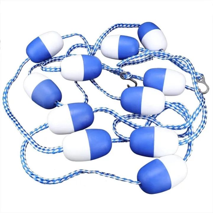 11 Balls Safety Float Line-5M Swimming Pool Safety Separation Rope ...