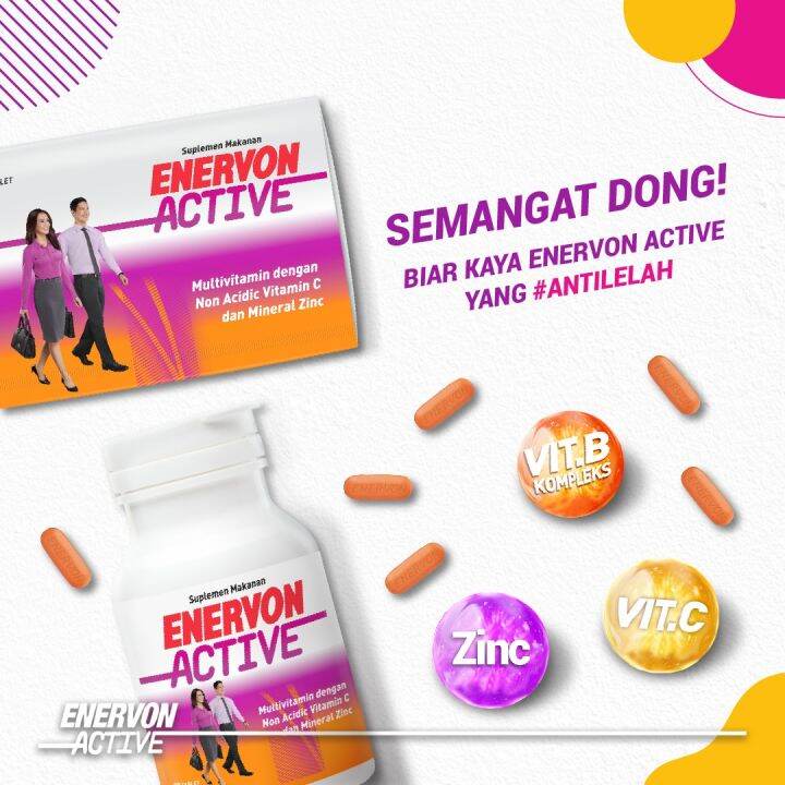 Enervon Active Multivitamin dan Mineral | Lazada Indonesia