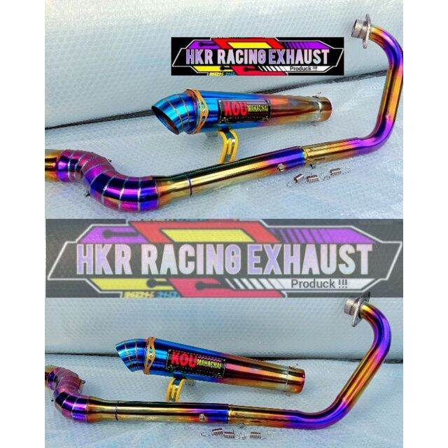 Knalpot Racing KOU Mahachai Corong Keong Bluemon Vixion MX king satria ...