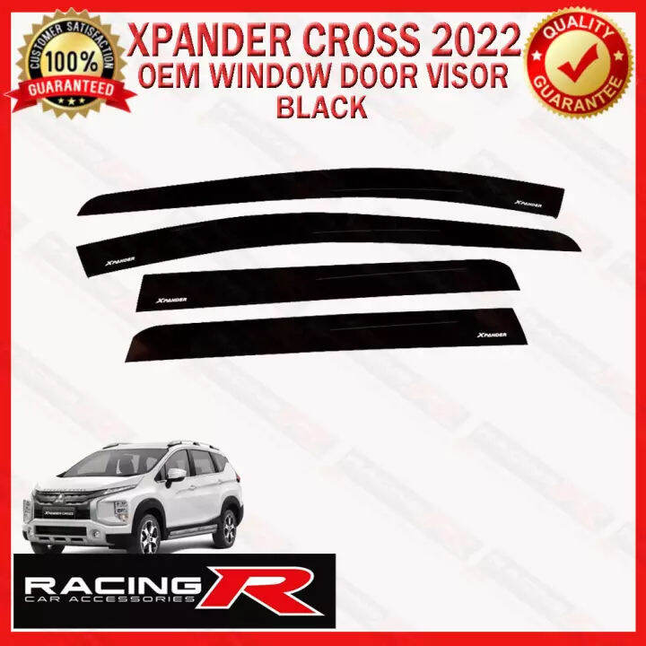Mitsubishi Xpander Cross 2021 to 2023 OEM Window Door Visor Black ...