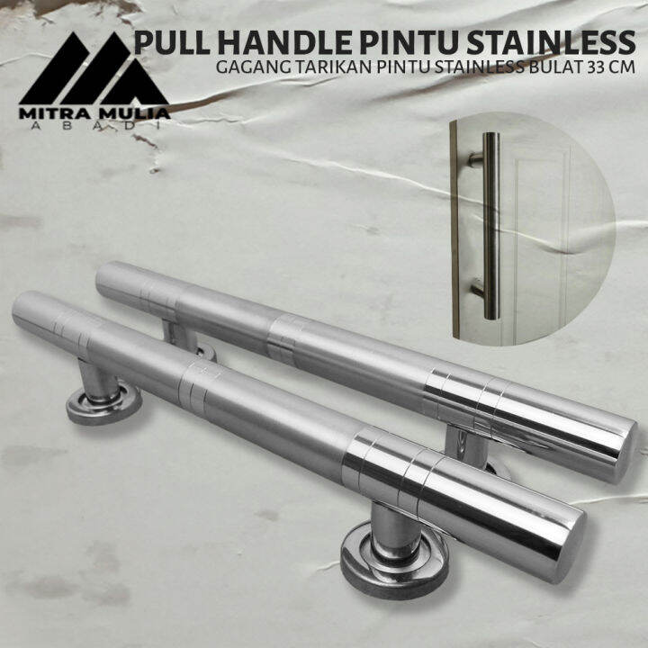 pull handle pintu bulat stainless | gagang tarikan pintu stainless ...