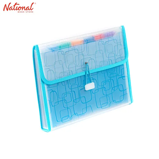 Seagull Expanding File A4 12 Pockets Garter Lock With Tab Transparent ...