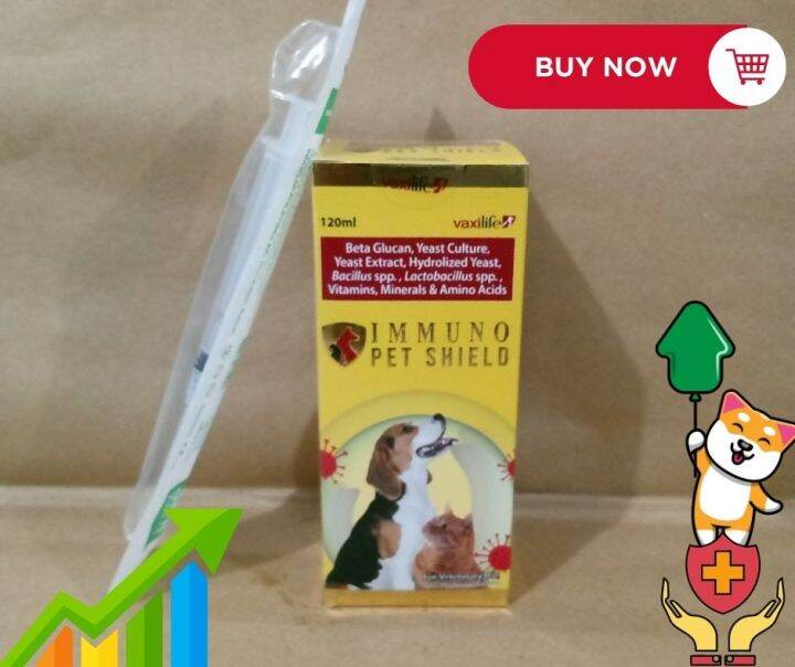 IMMUNO PET SHIELD for Dogs and Cats 120ml with FREE Syringe | Lazada PH