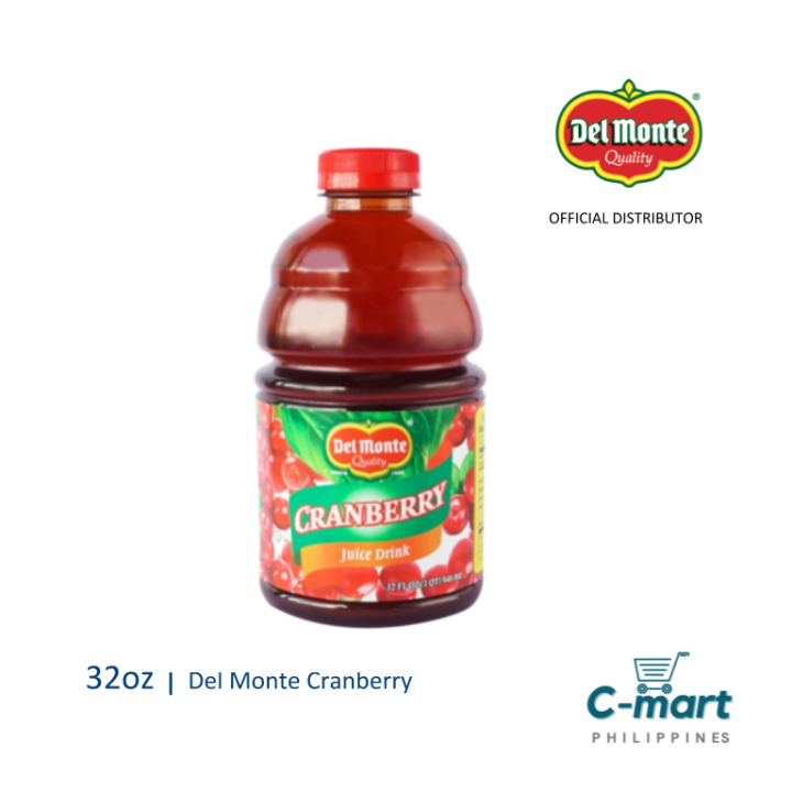 Del Monte Cranberry Juice in 32oz | Lazada PH