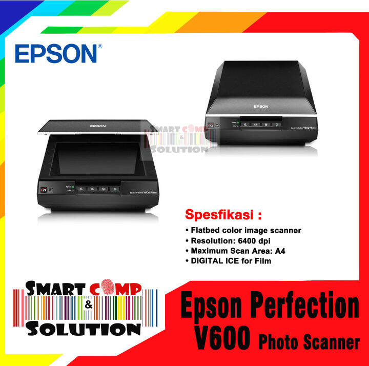 Scanner Foto Dokumen Epson Perfection V600 V-600 A4 Film 35mm | Lazada ...
