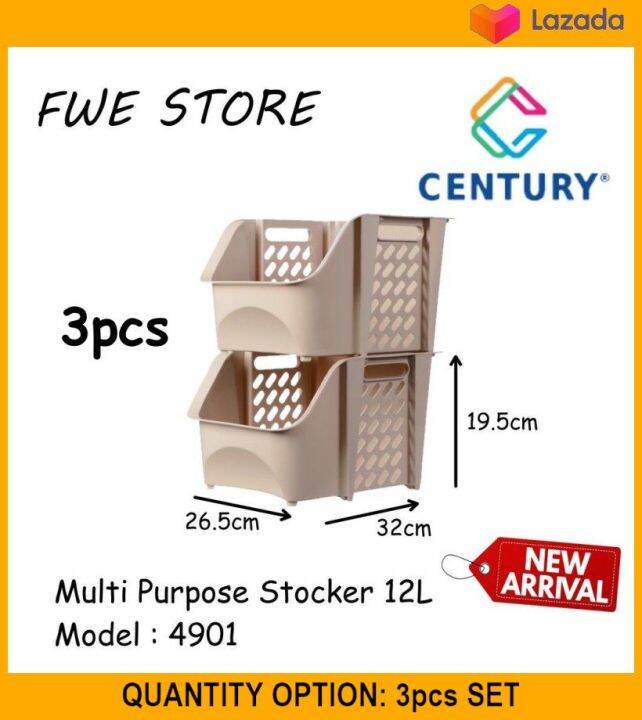 Century 12 Litres Multiple Level Stacking Rack / Kitchen Rack / Multi ...