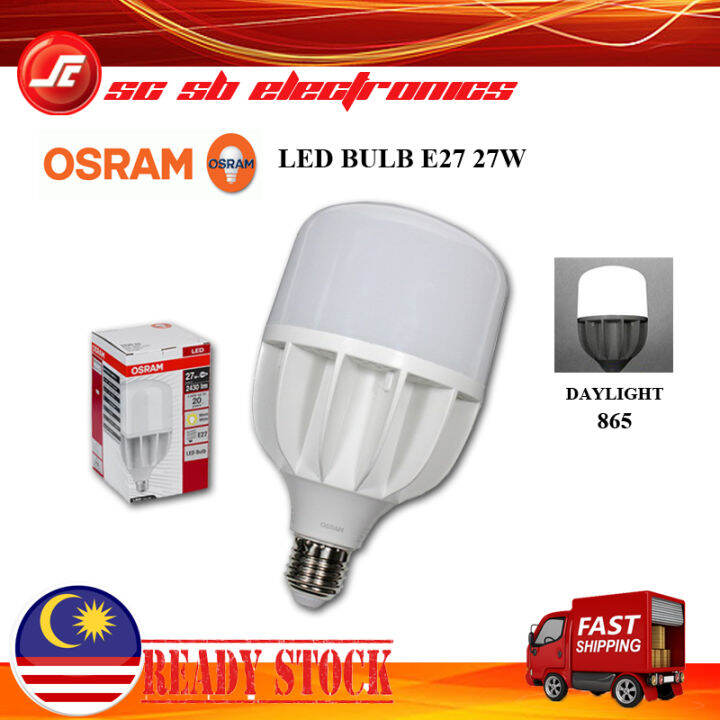 OSRAM LED BULB E27 27W (865 DAYLIGHT) | Lazada