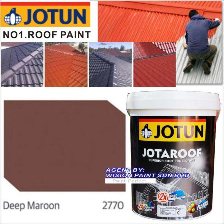 JOTAROOF 5L - 2770 Deep Maroon • Jotun • Superior Roof Protection | Lazada
