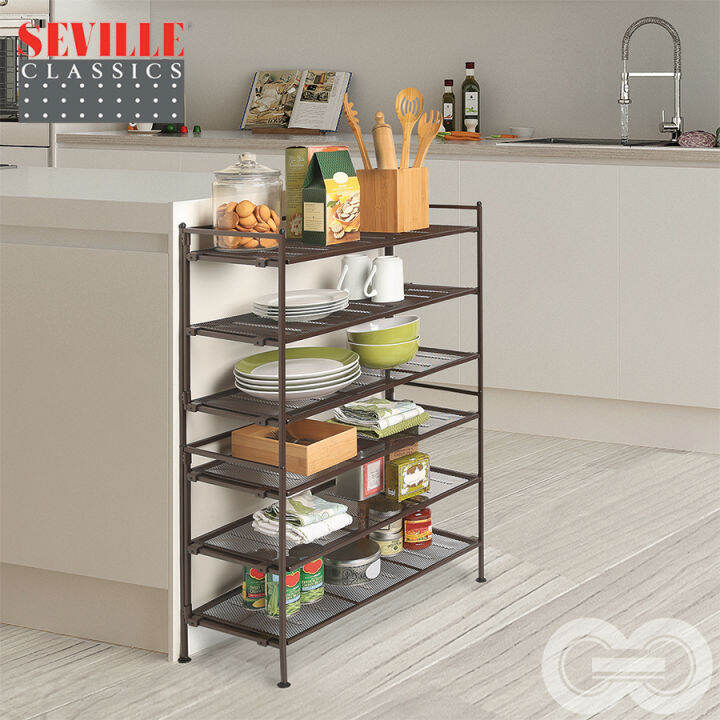 SEVILLE CLASSICS Shoe Rack 3-Tier Iron Mesh in Satin Bronze 773 Gaisano ...