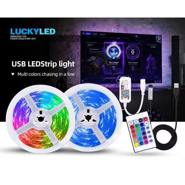ODSCN LED Strip lights 2835 DC/12V RGB LED Light Waterproof LED Light ...
