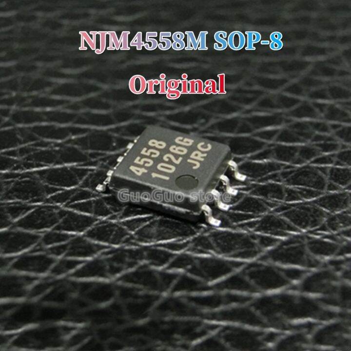 10pcs Original NJM4558M SOP-8 JRC4558 JRC 4558 SOP8 Dual Operational Amplifier Chip New Original ...