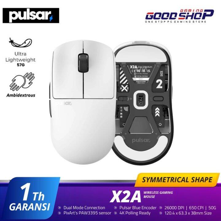 Pulsar X2A / X2-A Wireless Gaming Mouse | Lazada Indonesia
