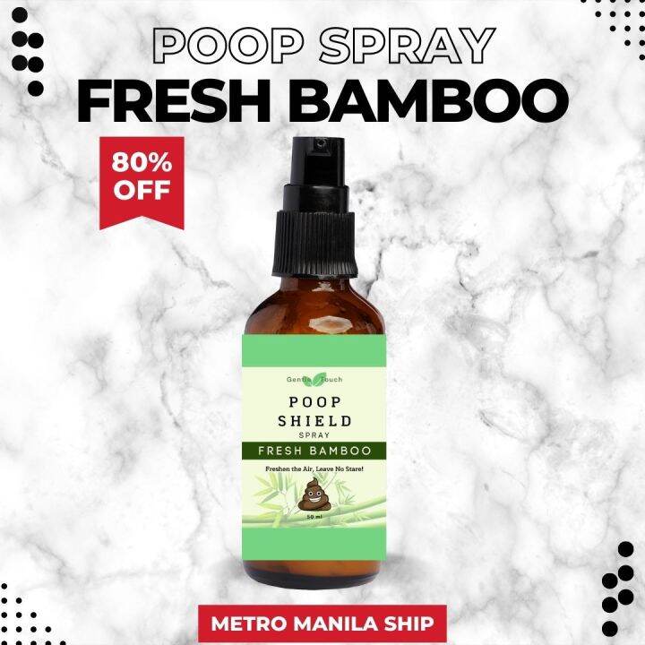 Toilet Deodorize GENTLE TOUCH, POOP SPRAY FRESH BAMBOO Highly Rated ...