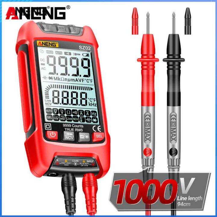 【ANENG】9999 Counts Handheld Digital Multimeter Auto Range True RMS ...