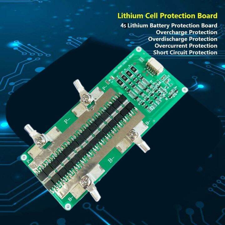 4S 12V LiFePO4 Battery Protection Board with Balanced Charging 150A ...