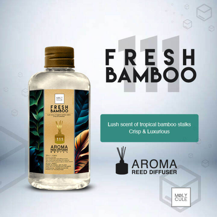 MOLYCULE Fresh Bamboo Aroma Reed Diffuser Oil Home Fragrance Hotel ...