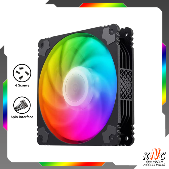 Quạt Tản Nhiệt Fan Led RGB B1 Kích Thước 12cm Đồng Bộ Màu Hub Coolmoon ...