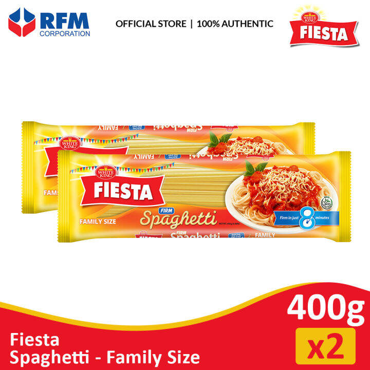 Fiesta Spaghetti – Family Size 400g - Set of 2s | Lazada PH
