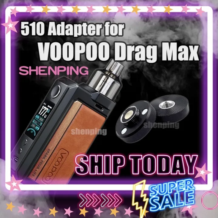 [Ship Today ]510 adapter for Drag max mod 177w kit 100 Original VOOPOO ...