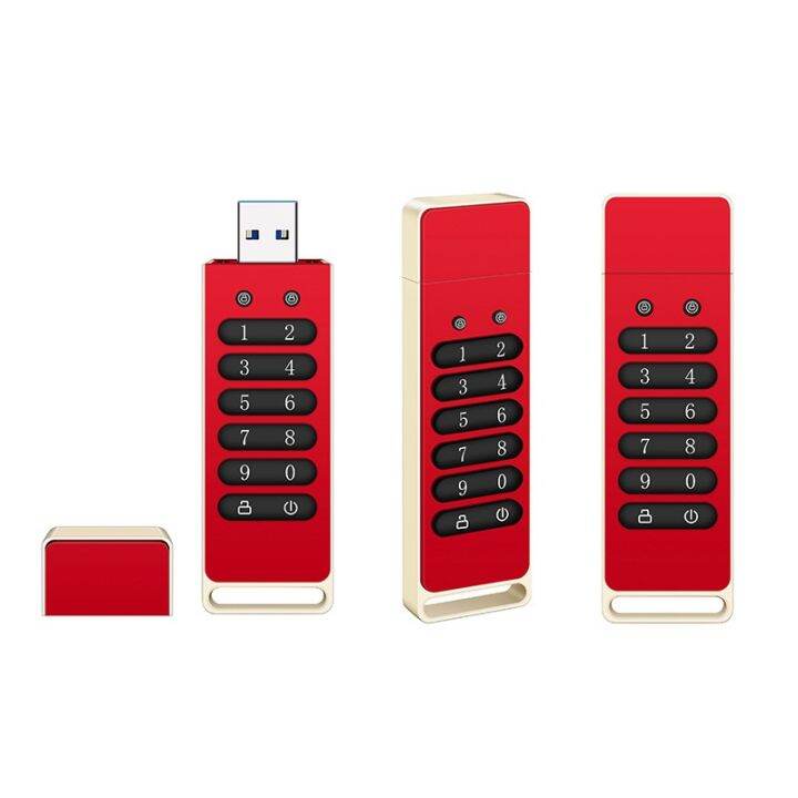 Secure USB Drive, Encrypted USB Flash Drive Hardware Password Memory ...