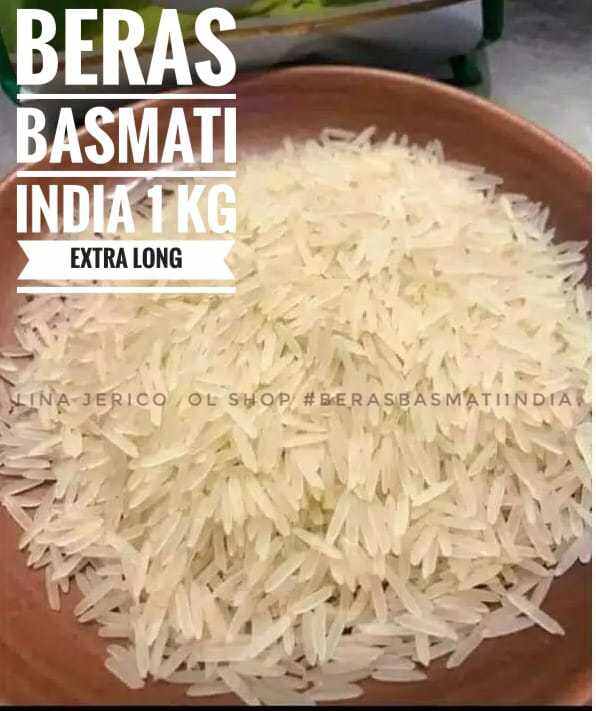 BERAS BASMATI INDIA khas ARAB 1 kg kwalitas premium.bahan utama nasi ...