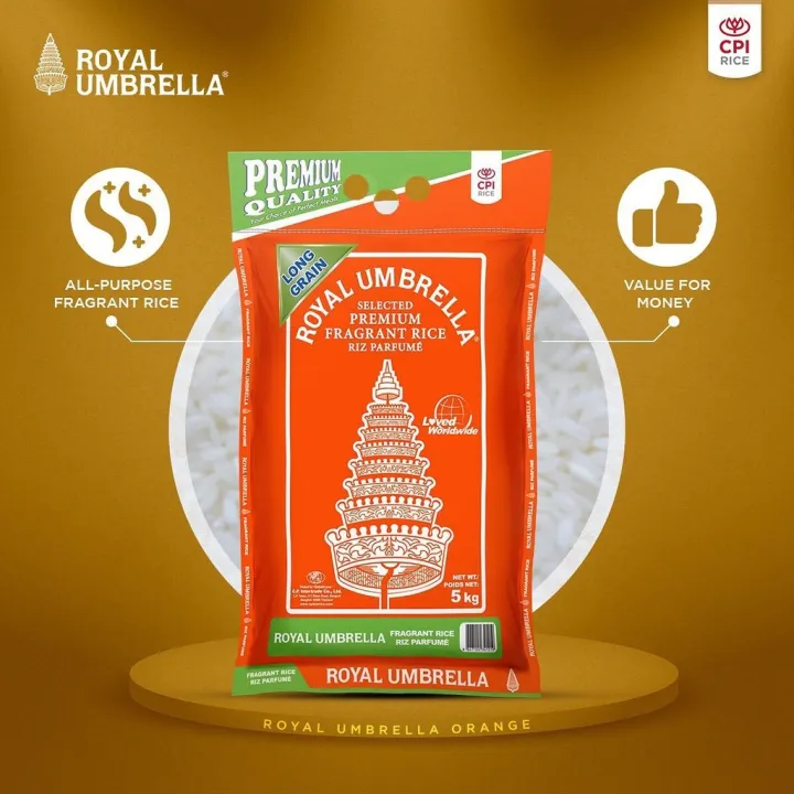ROYAL UMBRELLA Thai SELECTED Premium Fragrant LONG GRAIN Rice IMPORTED ...