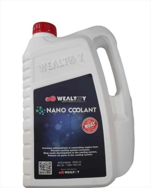 Air Radiator Nano Coolant NOAT Wealthy Merah 5 Liter | Lazada Indonesia