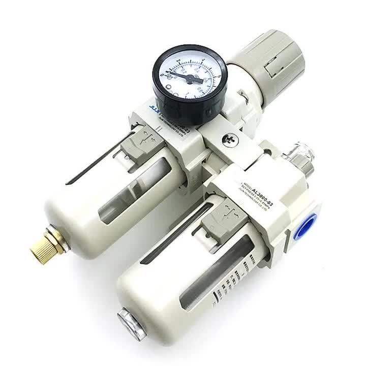 2023Metallic AC2010-02 AC3010-03 AC4010-04 Pneumatic Pressure Regulator Oil Water Separator ...