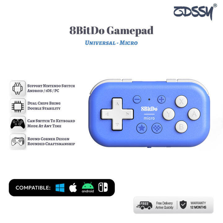 ZDSSY 8BitDo Micro Bluetooth Controller Pocket-sized Mini gamepad for ... ZDSSY 8BitDo Micro Bluetooth Controller Pocket-sized Mini gamepad for ...