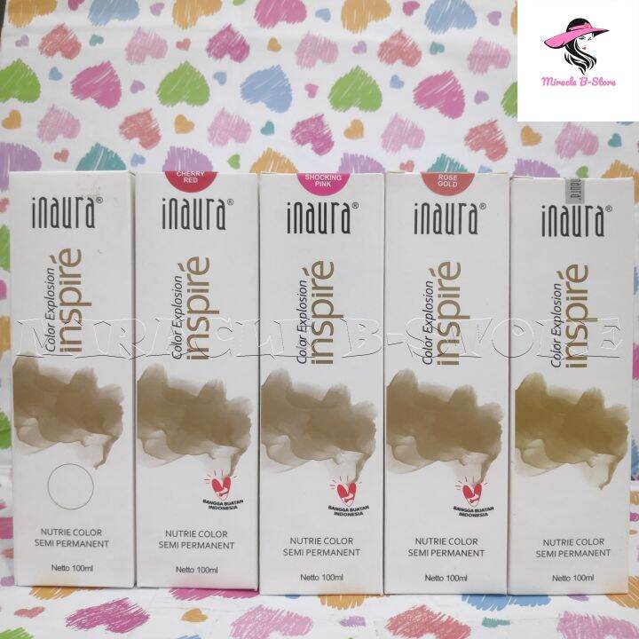 INAURA INSPIRE HAIR COLOR EXPLOSION 100 ML CAT / WARNA RAMBUT | Lazada ...