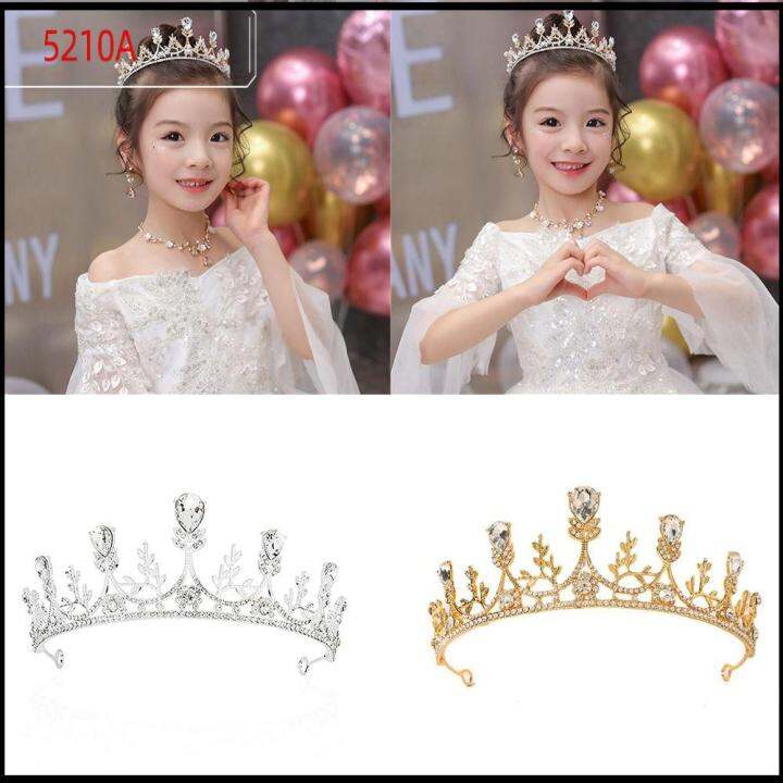 5210A คริสตัลคริสตัลคริสตัล มงกุฎราชินีพลอยเทียม เทียอาร่า มงกุฎสำหรับงานแต่งงาน เสน่ห์เสน่ห์ ...