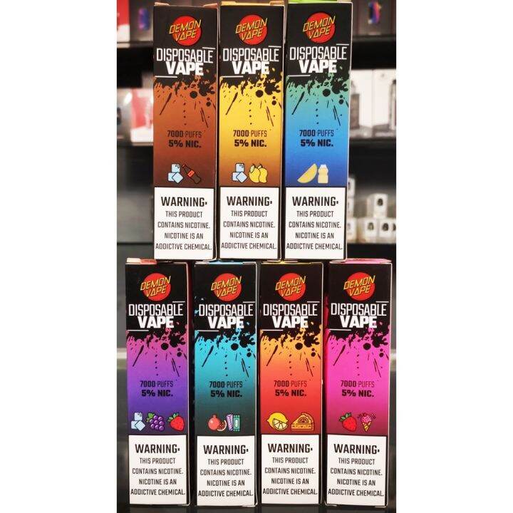 Demon vape 7000 puffs disposable pod | Lazada PH