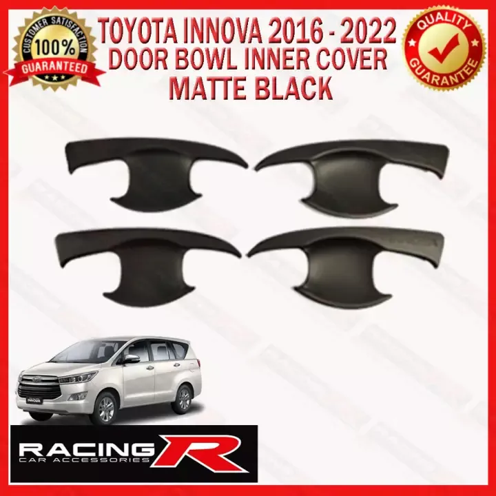 Toyota Innova 2016 to 2023 Door Bowl Inner Garnish Cover Matte black ...