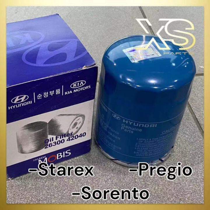 100% ORIGINAL OIL FILTER HYUNDAI STAREX KIA SORENTO KIA PREGIO VAN ...