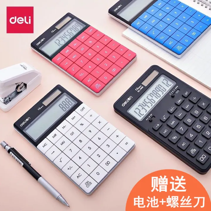 Deli computer key color office fashion calculator for men and women ...