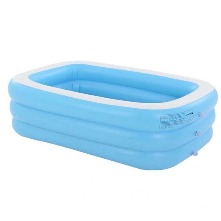 Inflatable Swimming Pool Adults Kids Pool Bathing Tub Outdoor Indoor ...