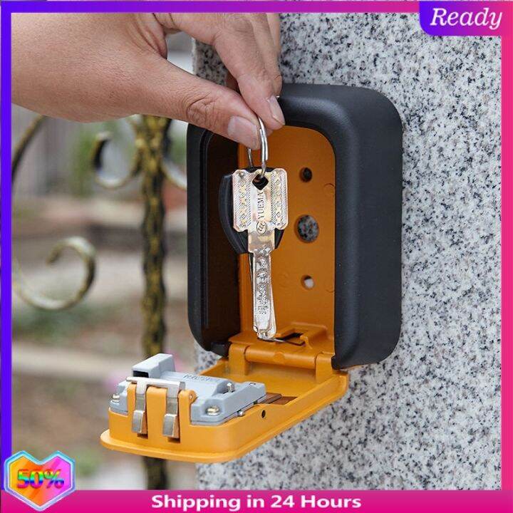 【现货正品】装修钥匙密码盒.壁挂式收纳密码锁金属防盗Decoration key cipher box. Wall mounted ...