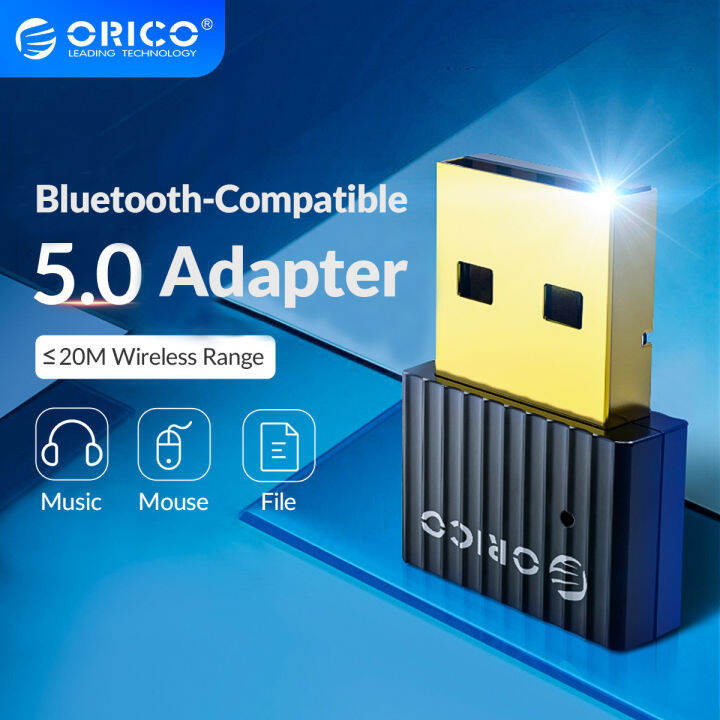 ORICO USB Bluetooth 5.0 4.0 Dongle Adapter Mini Wireless Mouse Music ...