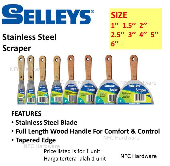 SELLEYS Stainless Steel Scraper | Lazada