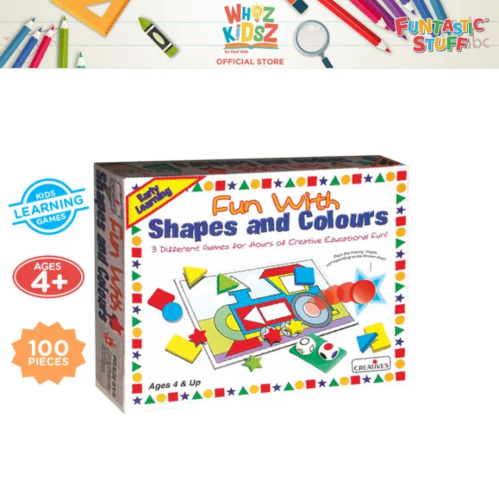 Whiz Kidsz Fun with Shapes, Colours Learning Game, Educational Learning ...