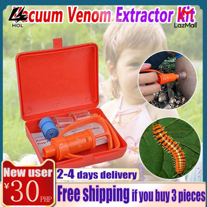 HOL 【Vacuum Venom Extractor Kit】Outdoor Survivor Venom Extractor Kit ...