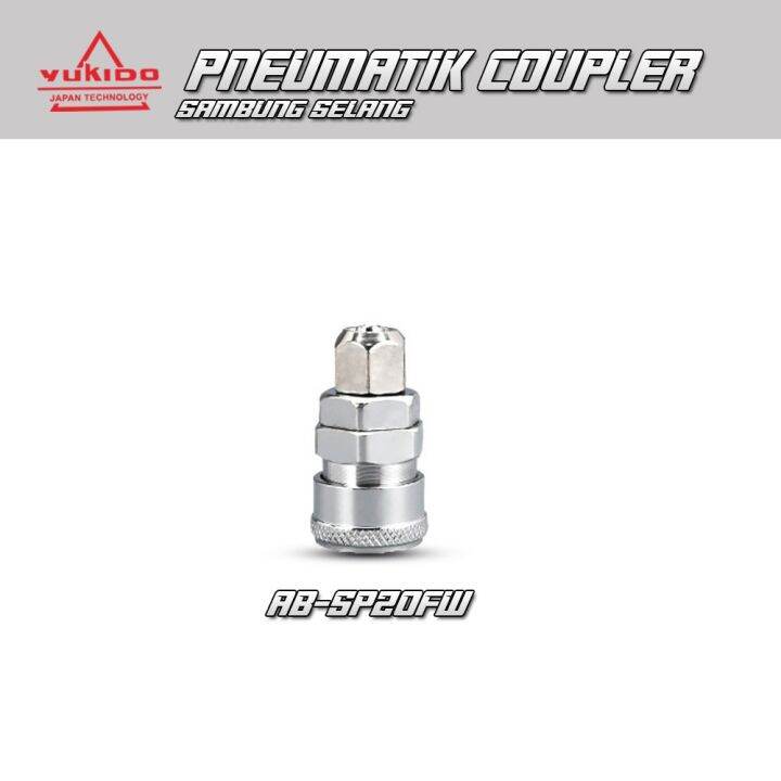 COUPLER FEMALE KOPLER QUICK COUPLING SAMBUNGAN ANGIN KOMPRESOR SP20 ...