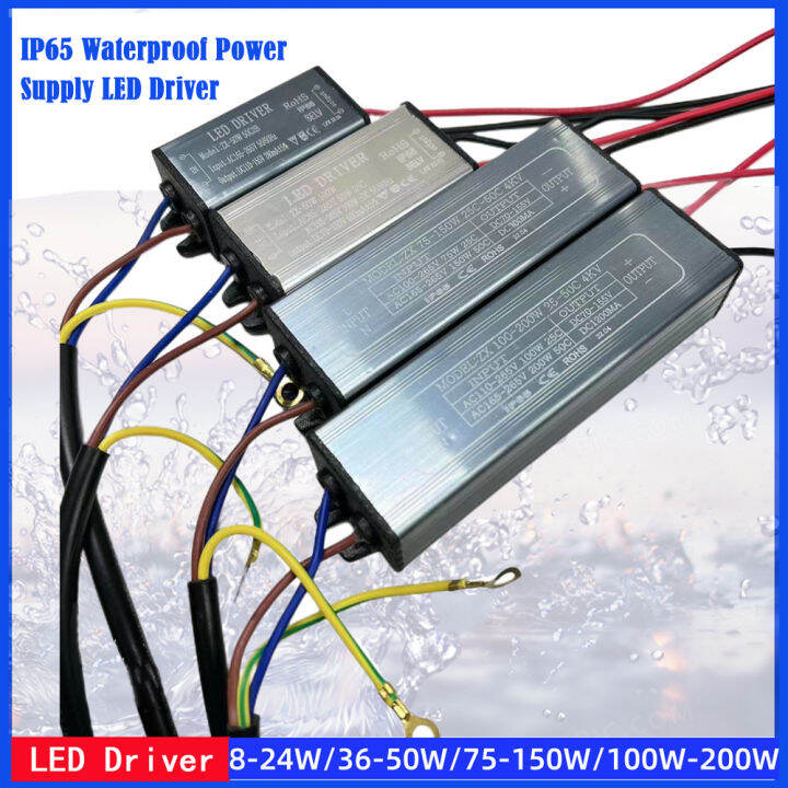 LED Driver AC175V-265V Transformer Power Supply 8-24W 36-50W 50-75W 75 ...