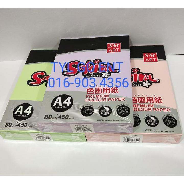 Premium Colour Paper A4 80gsm/Kertas Warna A4 80gsm | Lazada