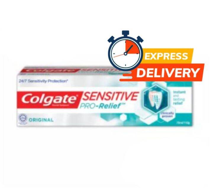 COLGATE Sensitive Pro-Relief Toothpaste for Sensitivity Relief 110g ...