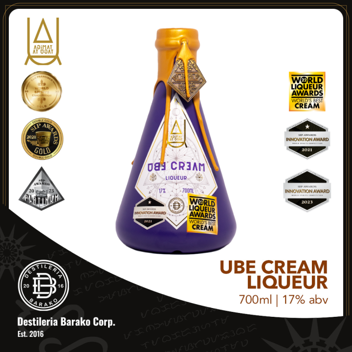 Ube Cream Liqueur™️ | Agimat at Ugat | Destileria Barako | 700ml | 17% ...