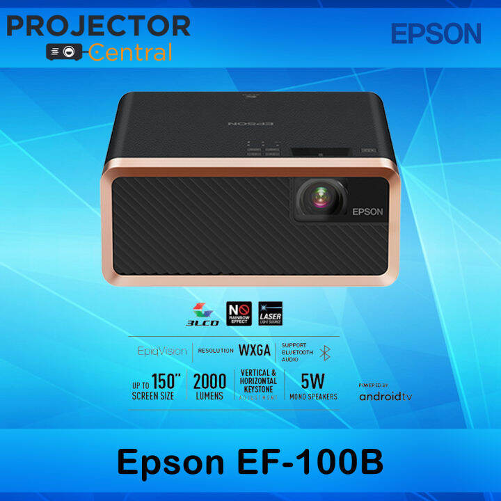 EPSON EF-100B (Model 2021) 3LCD Laser Projector with Adriod Built In เครื่องโปรเจคเตอร์เอปสัน ...