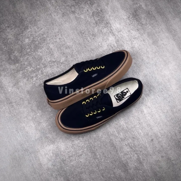 ♠ Vans authentic black gum ring classic gold | Lazada.co.th