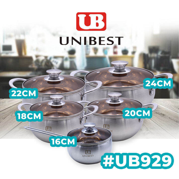 UBT Stainless Steel High Quality Cooking Pot (#UB929) | Lazada PH